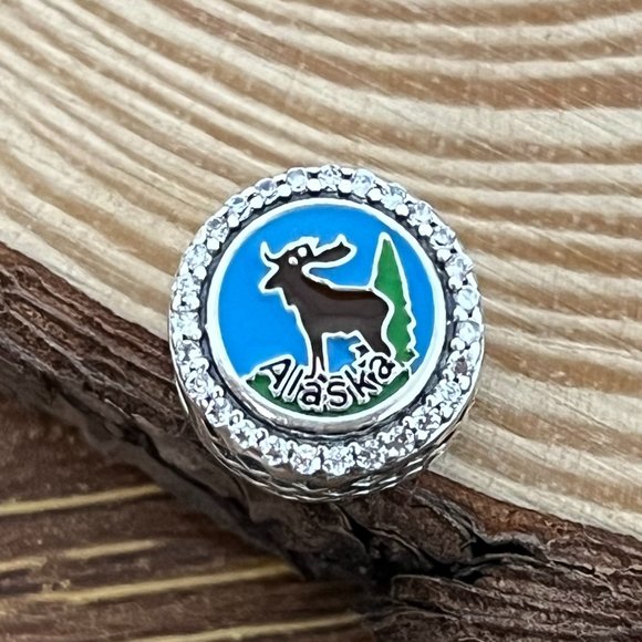 Pandora | Jewelry | Pandora Alaska Engraved Moose Bead Pandora Charm ...